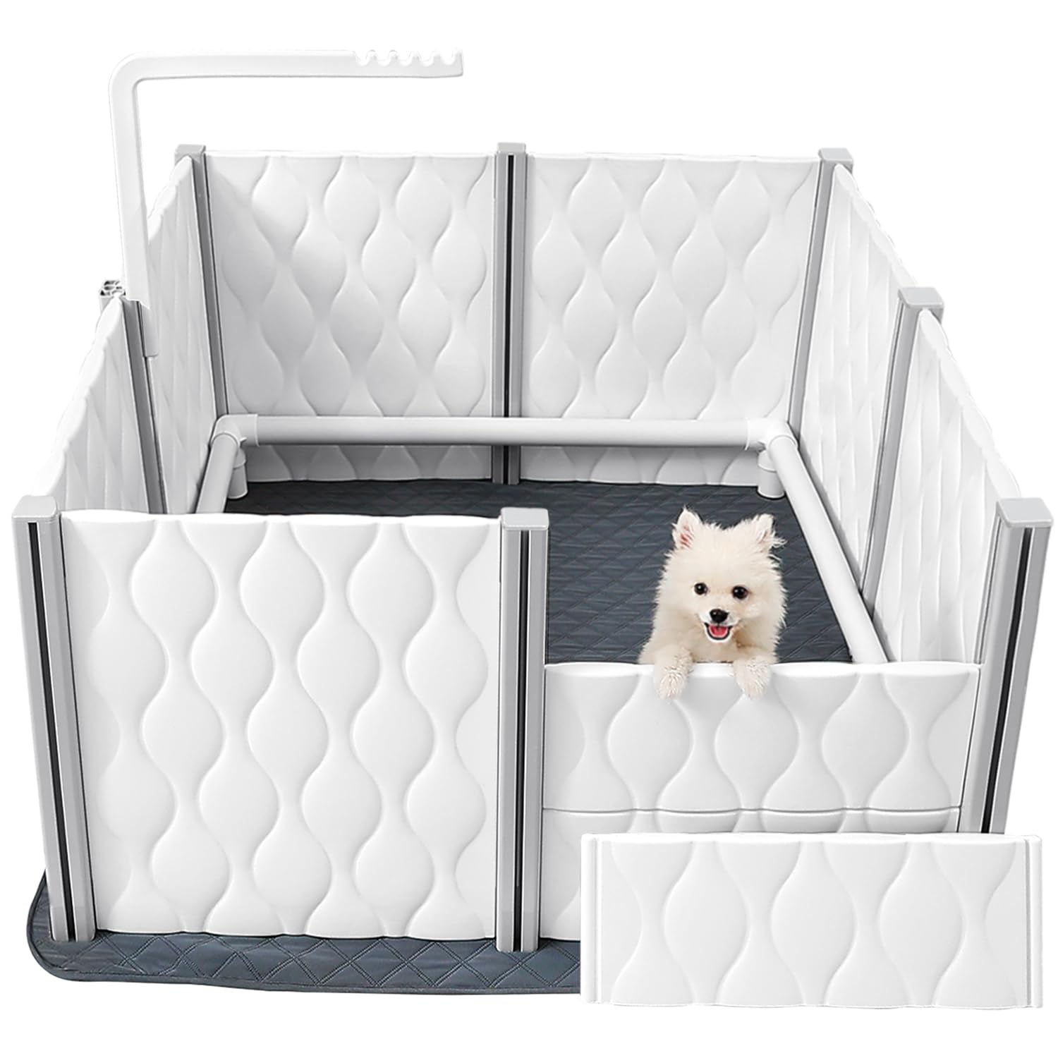 Senneny Whelping Box for Dogs - 24” Extra Tall - Dog Whelping Pen with ...