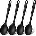 Amazon.com: Patelai 4 Pieces Small Multicolored Silicone Spoons ...