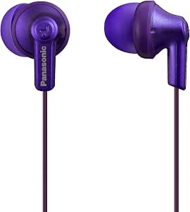 Amazon.com: Panasonic ErgoFit Wired Earbuds, RP-HJE120-VA, Comfortable ...