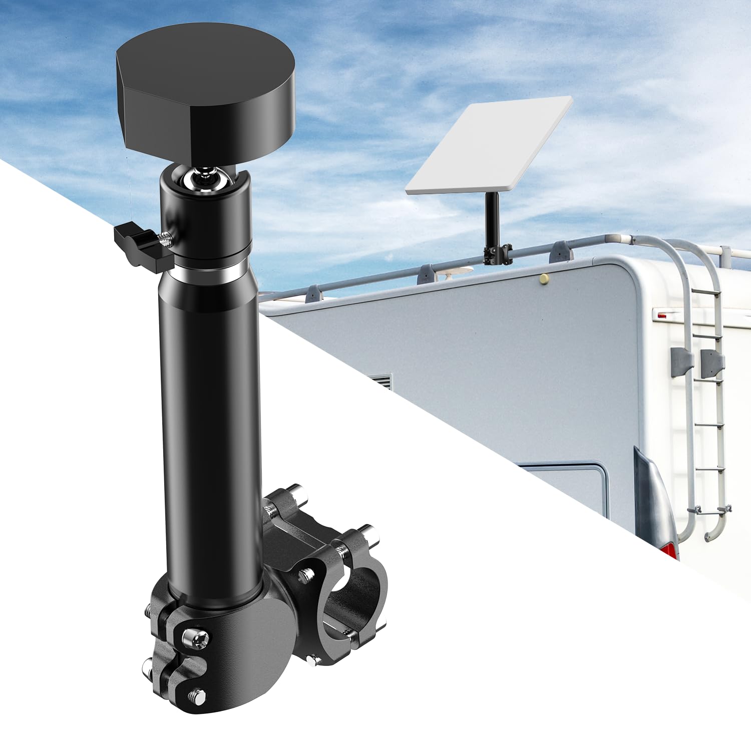 Starlink Mini Rv Ladder Mount, Adjustable Angle Aluminum Starlink Mini ...