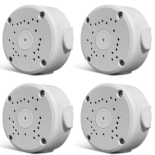 Universal Bullet Security Camera Junction Box Mount Bracket(4 Pack ...
