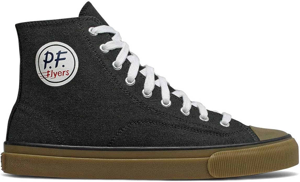 Amazon.com | PF Flyers All American Hi Black | Fashion Sneakers