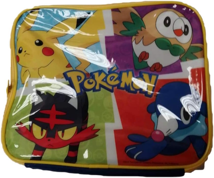 ALMACENESADAN 2153; Pokemon rectangular thermal bag; dimensions 27x22x5 ...