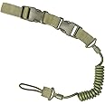 Amazon.com : Tactical Pistol Lanyard - 3 Colors Retention Spring Strap ...