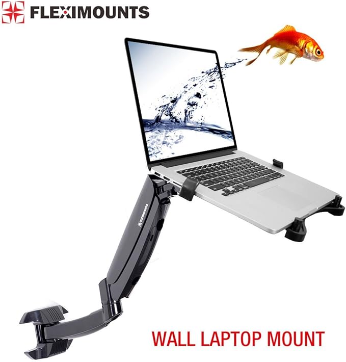 Amazon.com : FLEXIMOUNTS M10 Laptop Wall Mount 2 in 1 LCD arm for Most ...