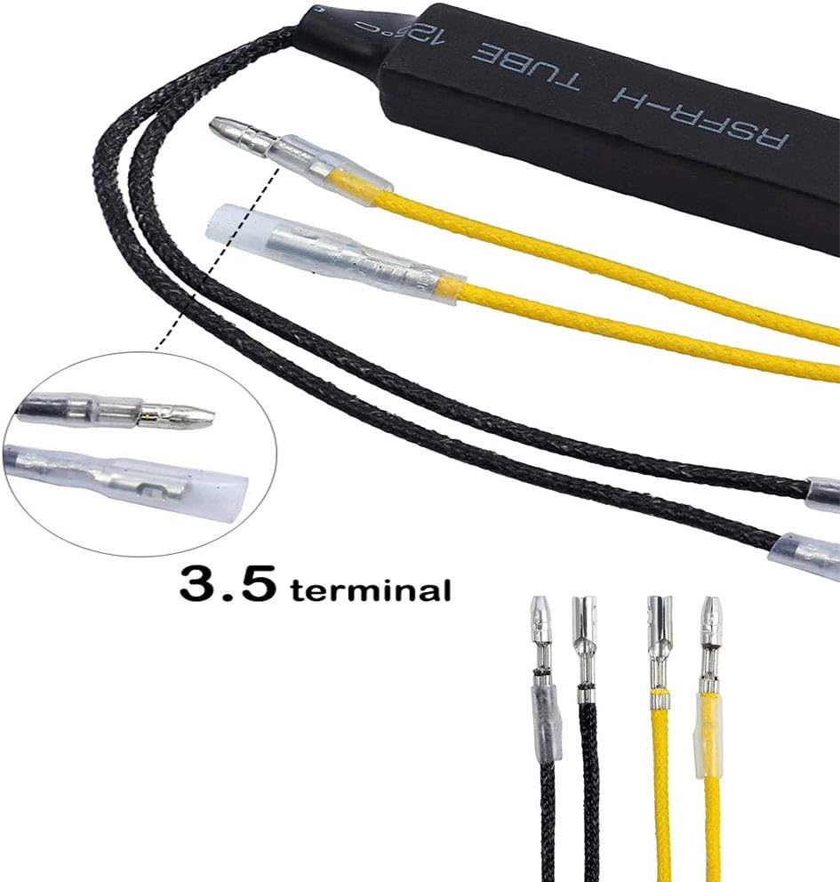 4PC Universal Motorcycle Flasher Light,JinXiu 12V Universal Motorcycle ...