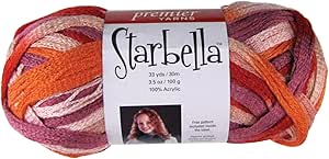 Amazon.com: Premier Yarns - Starbella Yarn - Happy Pinks