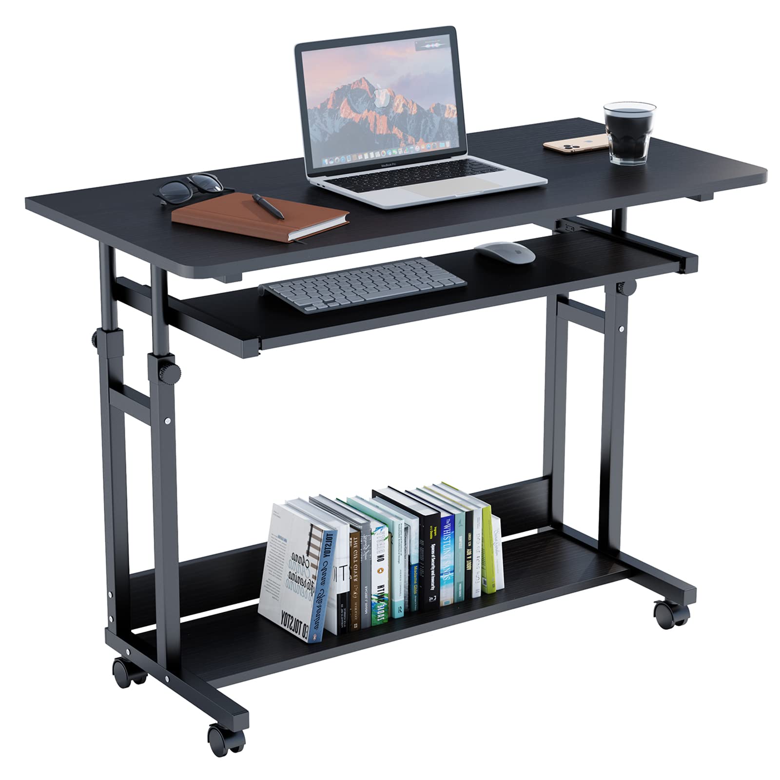 Mua Dripex Computer Desk Mobile, Portable Office Desk with Movable ...
