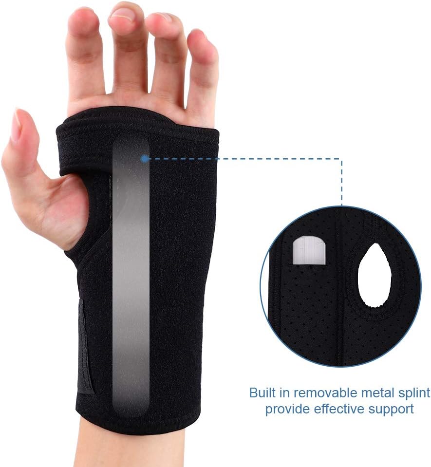 Wrist Support, Breathable Wrist Support Brace, Adjustable Wrist Splint ...