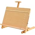 Amazon.com: MEEDEN Large Drawing Board Easel, Solid Beech Wooden ...