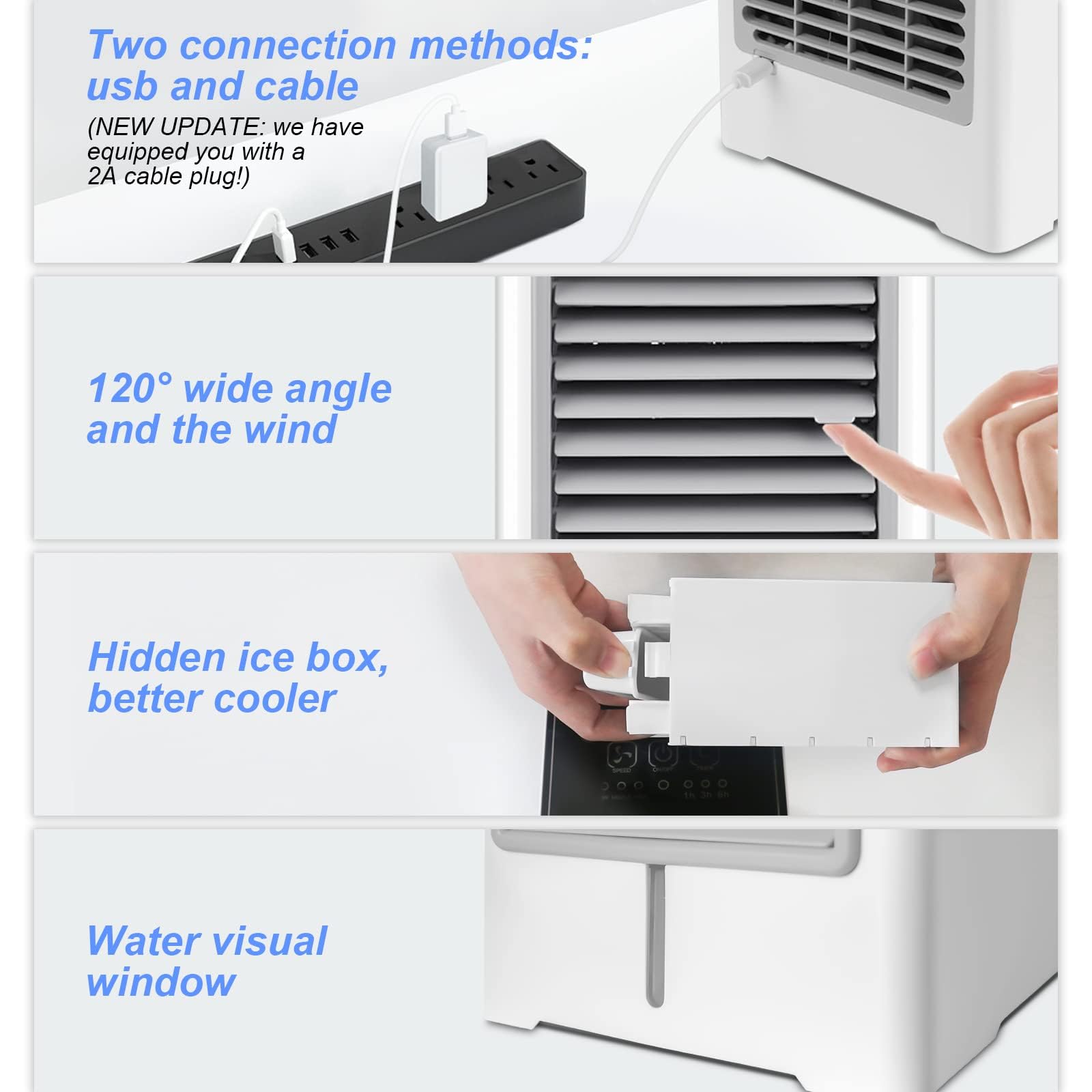 Mua Portable Air Conditioners, Personal Evaporative Air Cooler with 3 ...