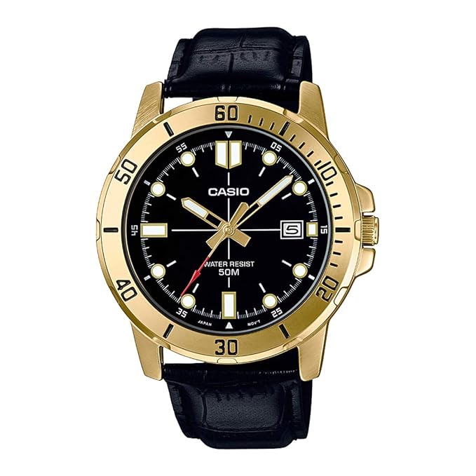 Buy Casio Enticer Analog Black Dial Men's Watch - MTP-VD01GL-1EVUDF ...