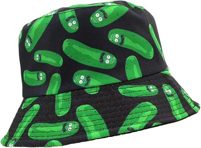 Rick&Morty Pickle Rick Bucket Hat, Fisherman Hats Summer Outdoor ...