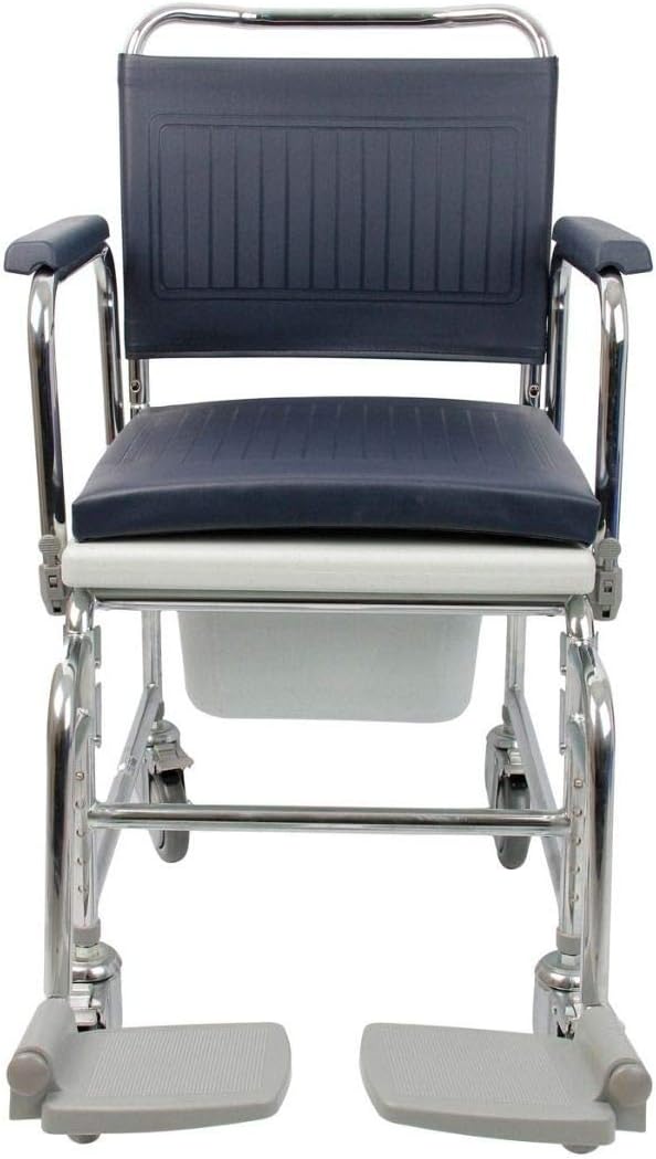 Homecraft Mobile Commode, Adjustable Height and Easy Transfer Commode ...