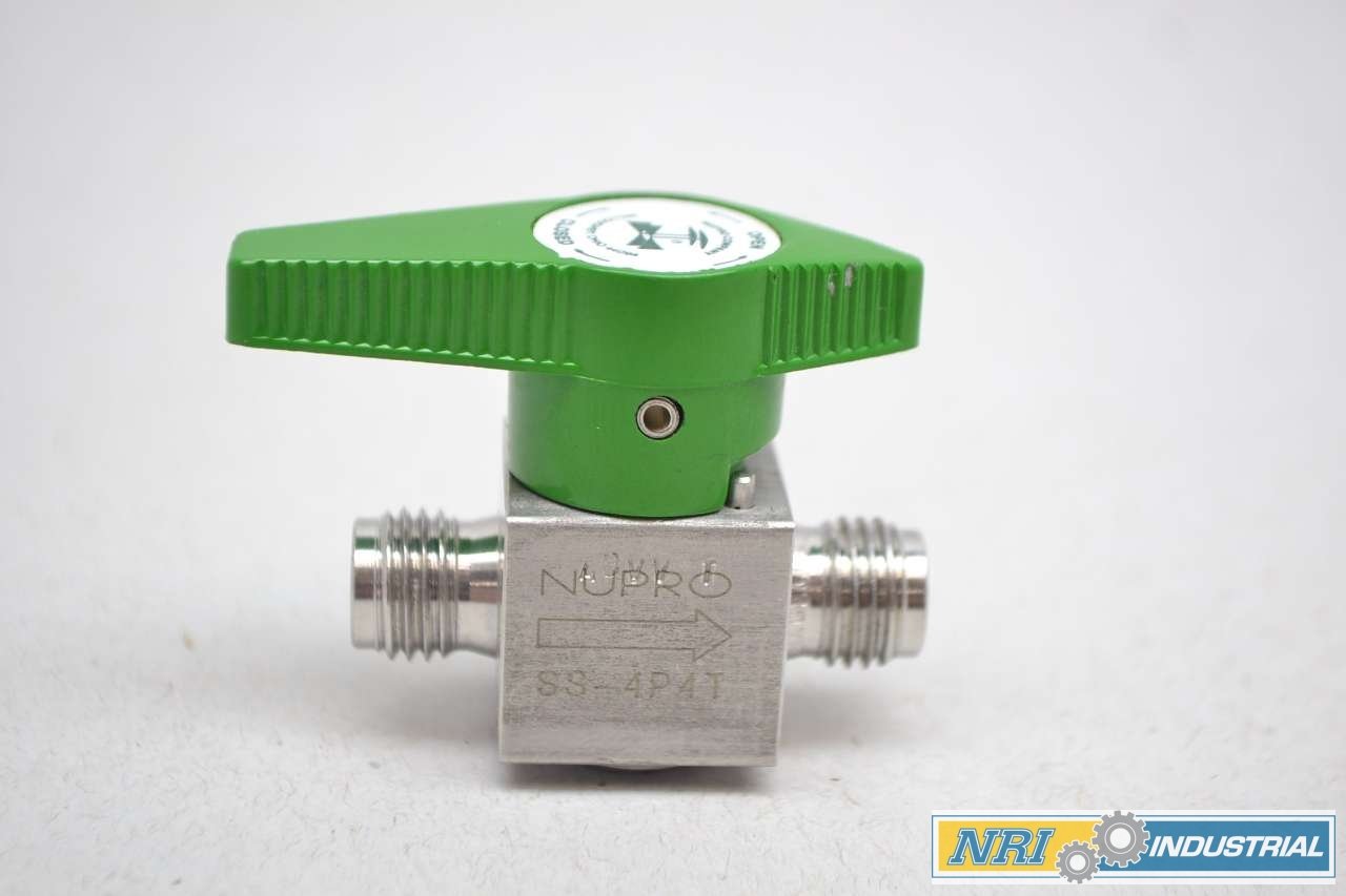 NEW NUPRO SS-4P4T 1/4 IN TUBE STAINLESS THREADED PLUG VALVE D432779: Amazon.com: Industrial ...