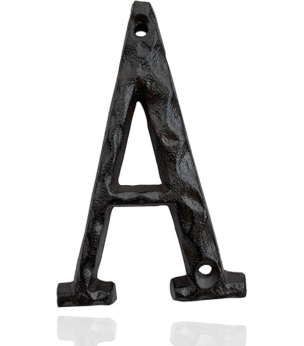 Wrought Iron House Letters Metal Letters