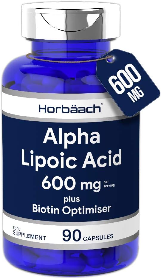 Alpha Lipoic Acid 600mg | 90 Capsules | Plus Biotin Optimiser ...