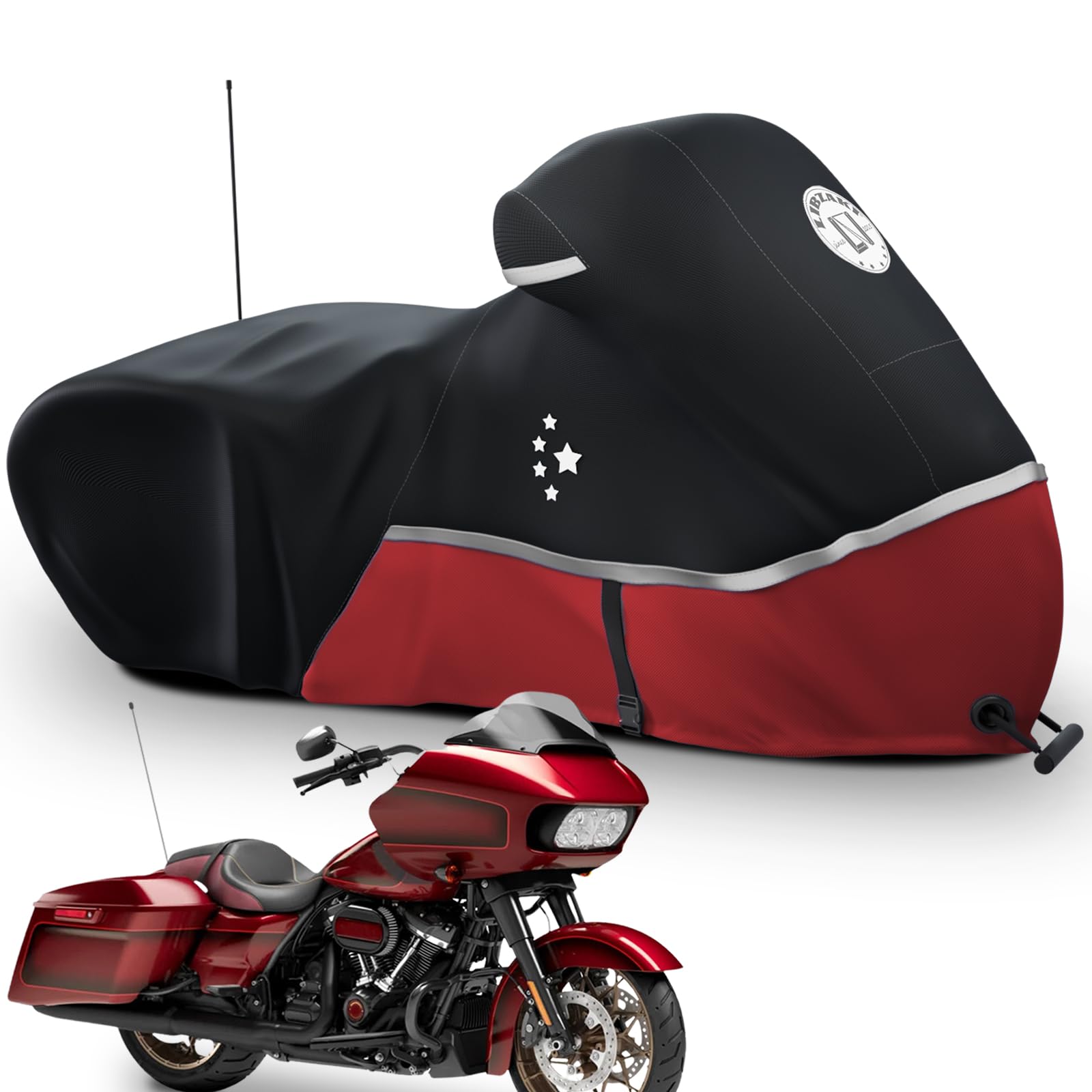 LI LIBZAKI Motorcycle Cover Storage for Touring Models Harley Davidson ...