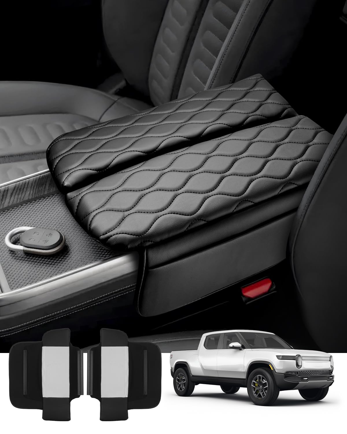 Autorder Center Console Cover for 2022 2023 2024 2025 Rivian R1T/R1S ...