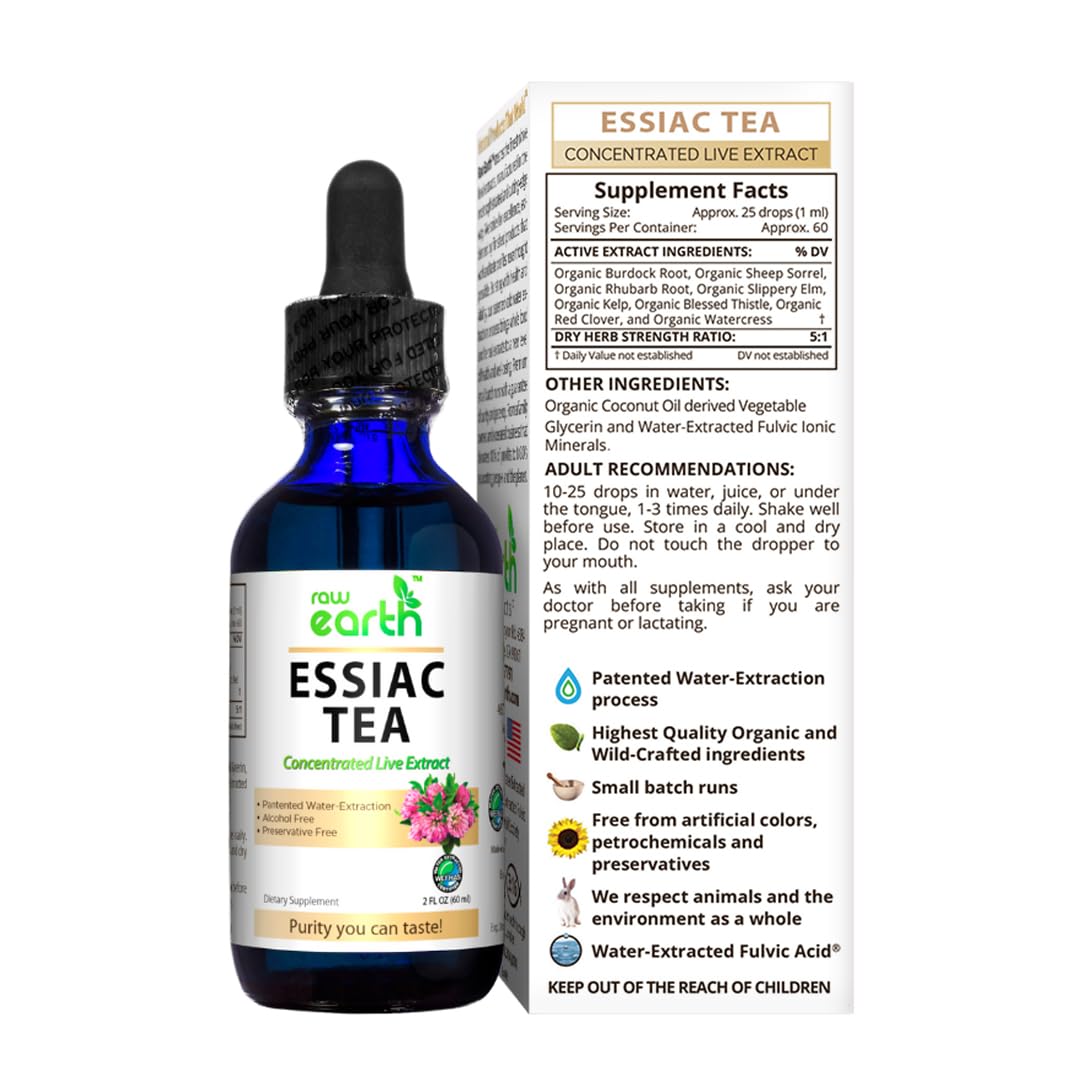 Mua ESSIAC Tea Extract - 8 Organic Herbs & Sheep Sorrel Roots! - USA ...