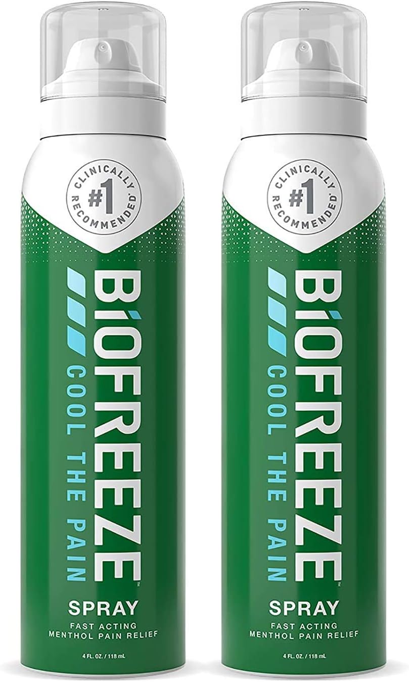 Biofreeze Pain Relief 360 Spray for Arthritis, Cold Topical Analgesic ...