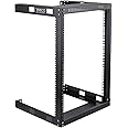 Amazon.com: RIVECO 15U Cabinet 19" Wall Mount Shelf Network Rack – 17.7 ...
