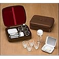 Amazon.com: Cross Detail Faux Leather Lined Box 4 Cup Portable Minister ...