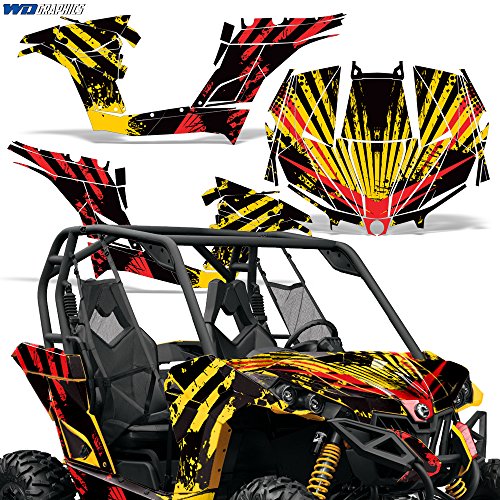 Wholesale Decals UTV Graphics kit Sticker Decal Compatible with Can-Am ...