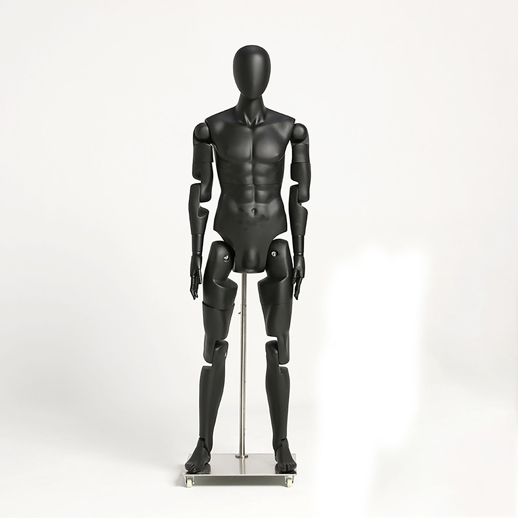 SRURLLUG Joints Adjustable Fiberglass Mannequin Full Body Model Stand ...