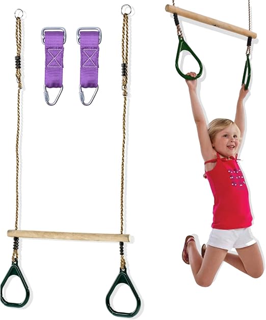 Amazon.com: Trailblaze Premium Trapeze Swing Bar - Monkey Bars for Kids ...