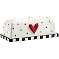 Amazon.com | DEMDACO Heartful Home by Tracy Pesche Collection Red Heart ...