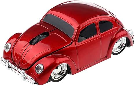 Amazon.com: ECOiNVA VW Beetle Wireless Sports Car Shape Mouse Mice ...