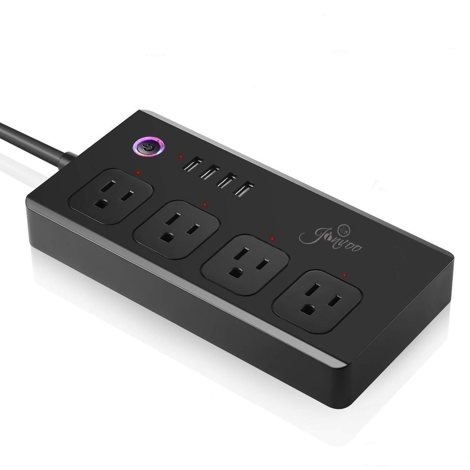 Smart Power Strip USB WiFi Surge Protector Extension Cord, Voice ...