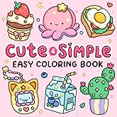 Amazon.com: Bold and Easy Cute and Simple Coloring Book: Simple ...