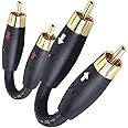 Amazon.com: AudioQuest RCA Male-to-Male Preamp Jumpers-2 pack : Electronics