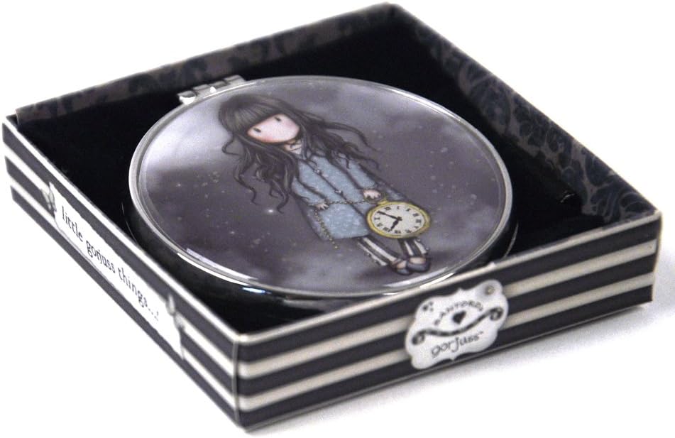 Gorjuss The White Rabbit Pocket Mirror & Pouch – BigaMart