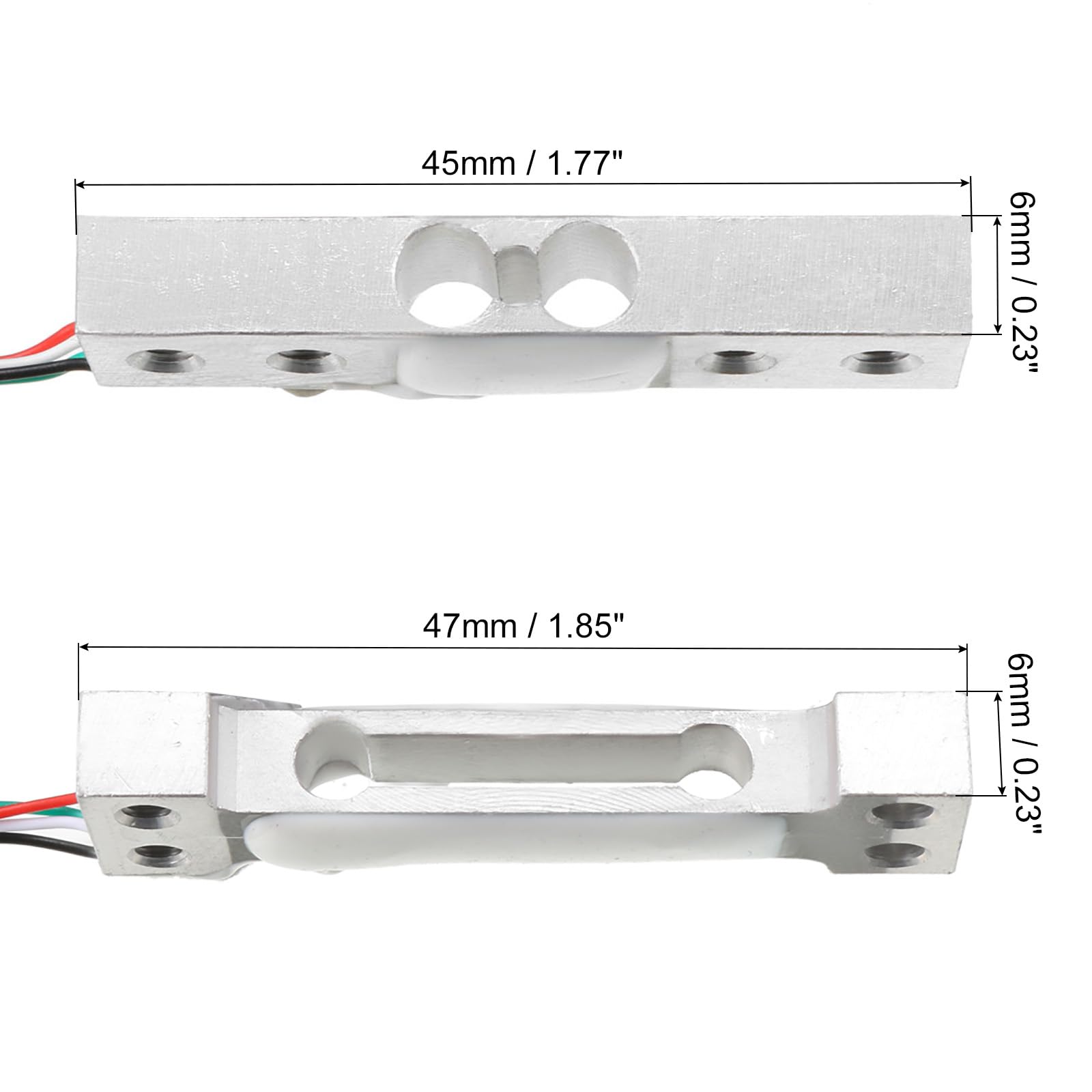 MECCANIXITY Weighing Load Cell 500g 300g Aluminum Weigh Sensor For ...