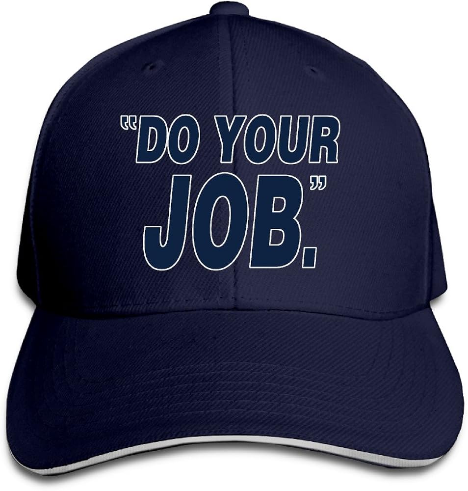 Amazon.com: Adjustable Baseball Cap - Do Your Job (6700097076646): Books