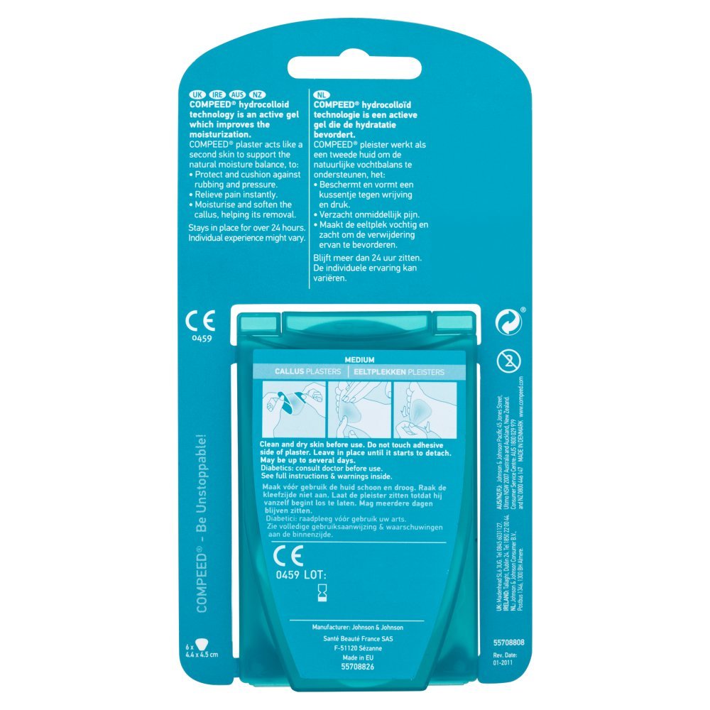 Compeed Callouses 6 Medium Plasters