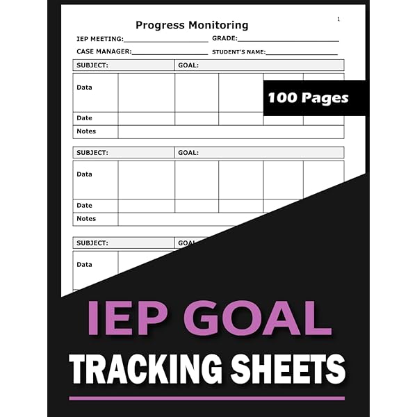 Printable Sheets Iep Progress Monitoring