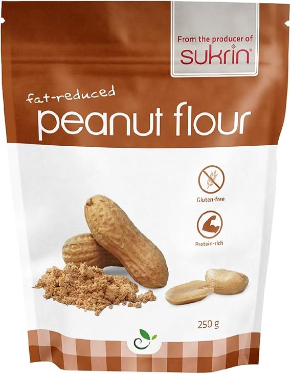 Sukrin Defatted Peanut Flour 250g: Amazon.co.uk: Grocery