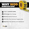 WOD BRC-RW Barricade Caution Flagging Tape - 3 inch x 1000 feet - High Visibility Red/White ...