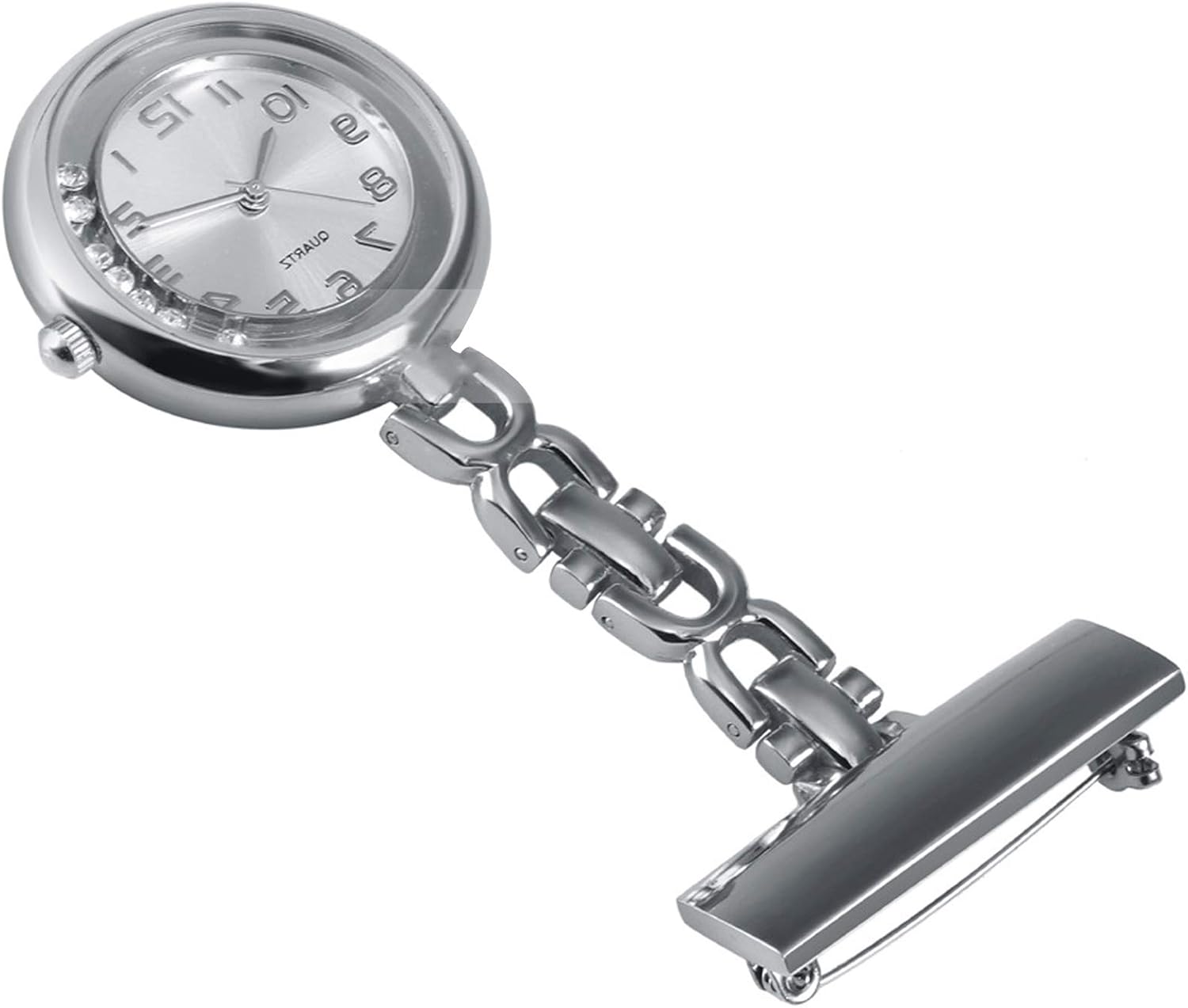 MHwan Nurse Pocket Watch Retractable, Nurse Fob Watch, Clip-on Hanging ...
