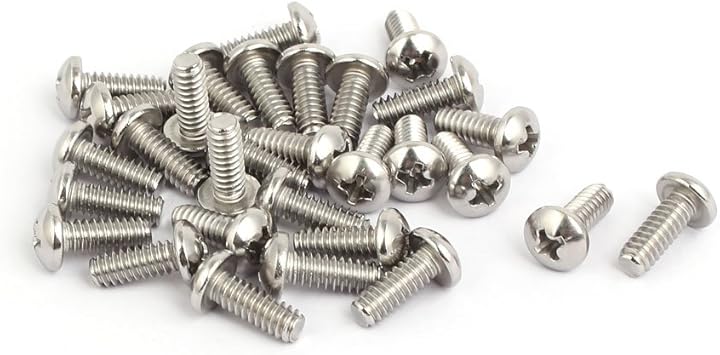 Uxcell10 24x1 2 inch 304 Stainless Steel Phillips Pan Head Machine Screw Bolt 30pcs Machine uxcell10-24x1-2-inch-304-stainless-steel-phillips-pan-head-machine-screw-bolt-30pcs-machine