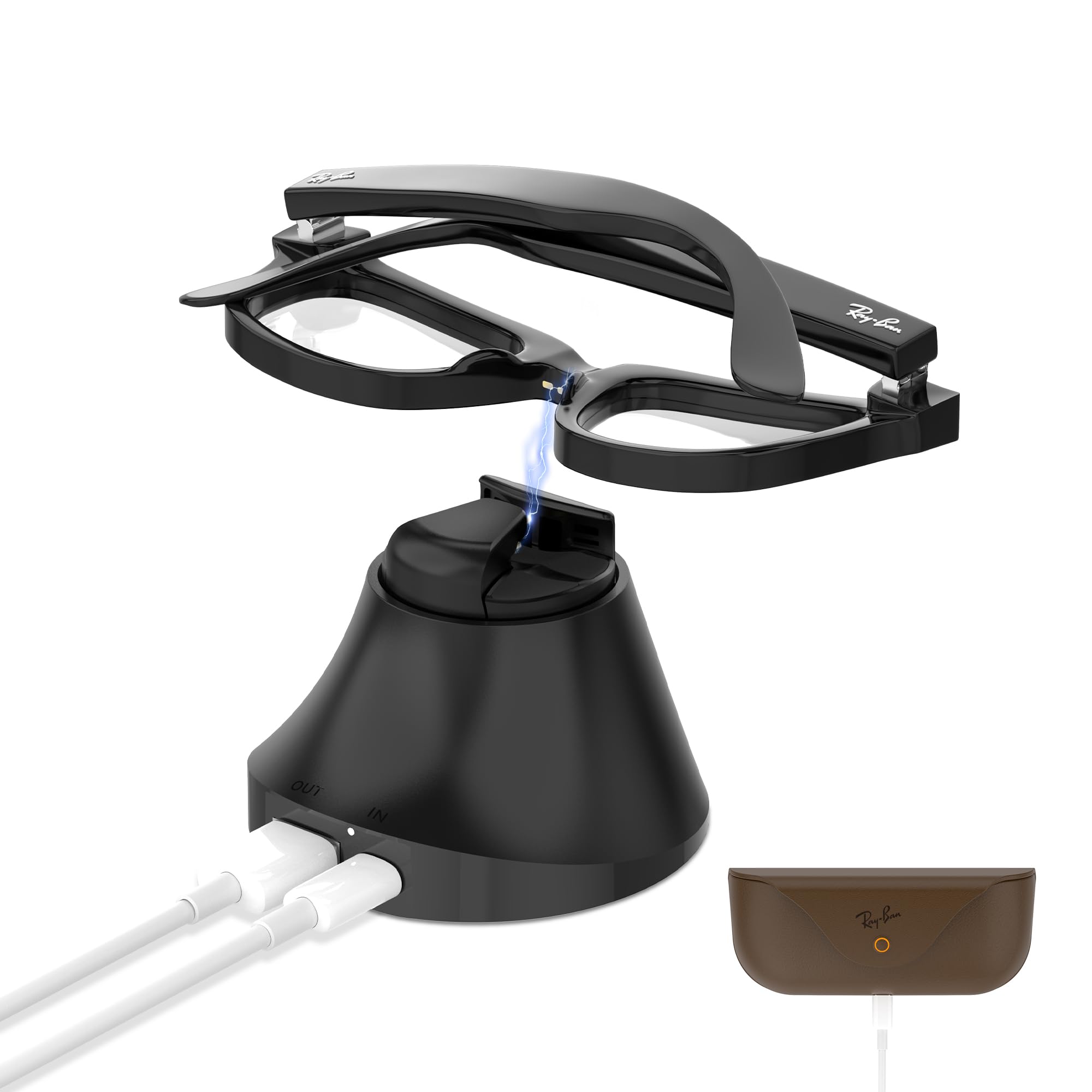 RCstyle HiBloks Magnetic Charging Station for Ray-Ban Meta Wayfarer ...