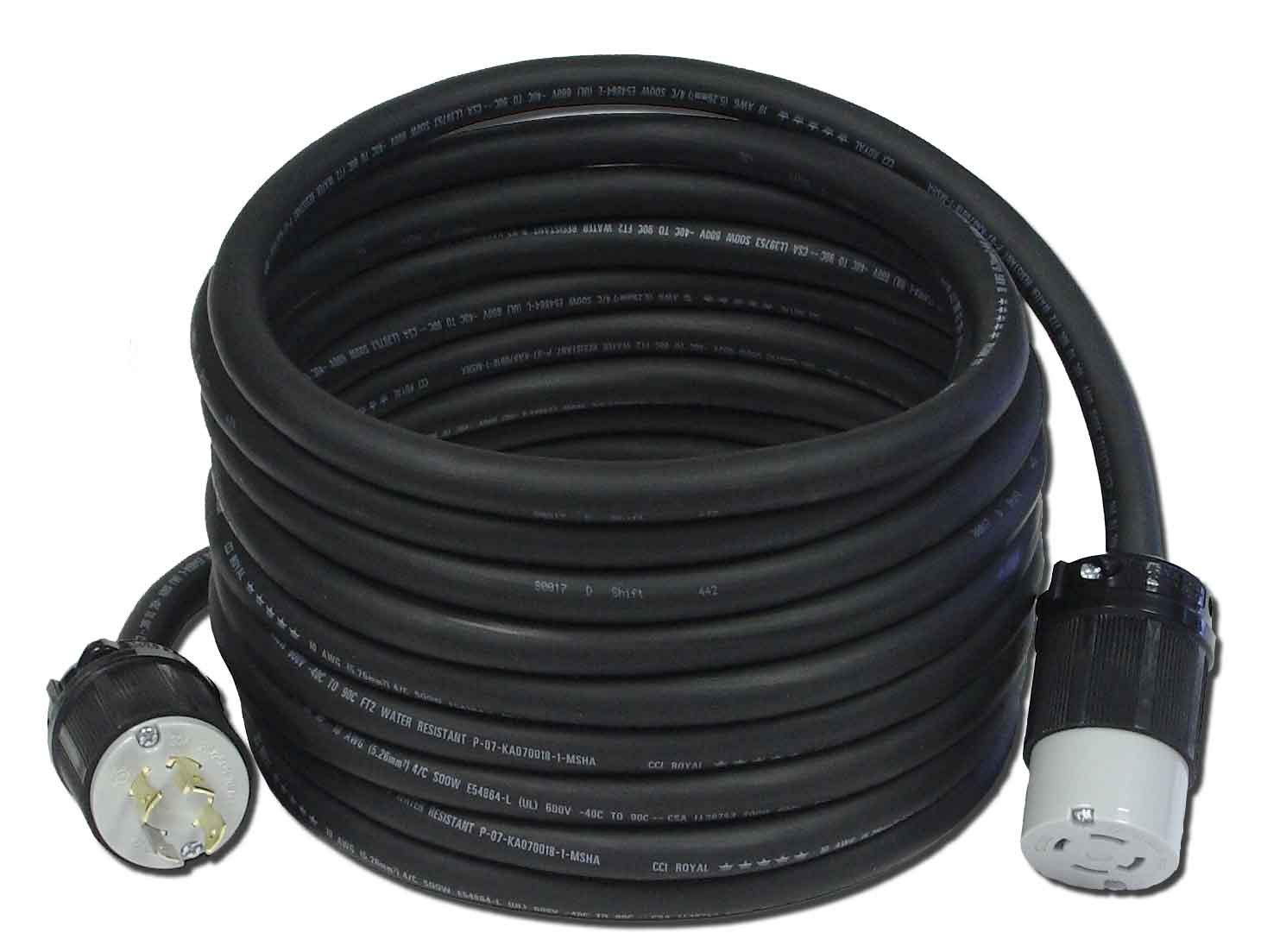 Amazon.com: Powertronics Connections NEMA L14-30 30' Premium cord 30 ...