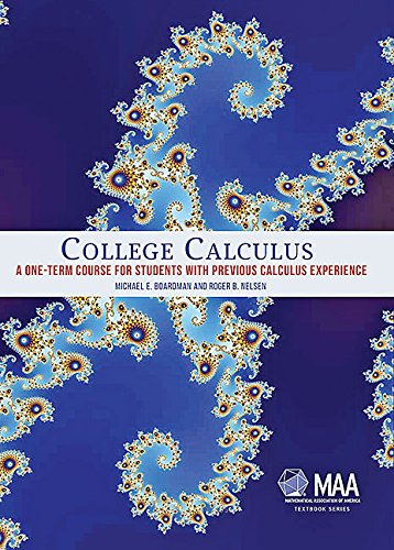 College Calculus (Mathematical Association of America Textbooks ...