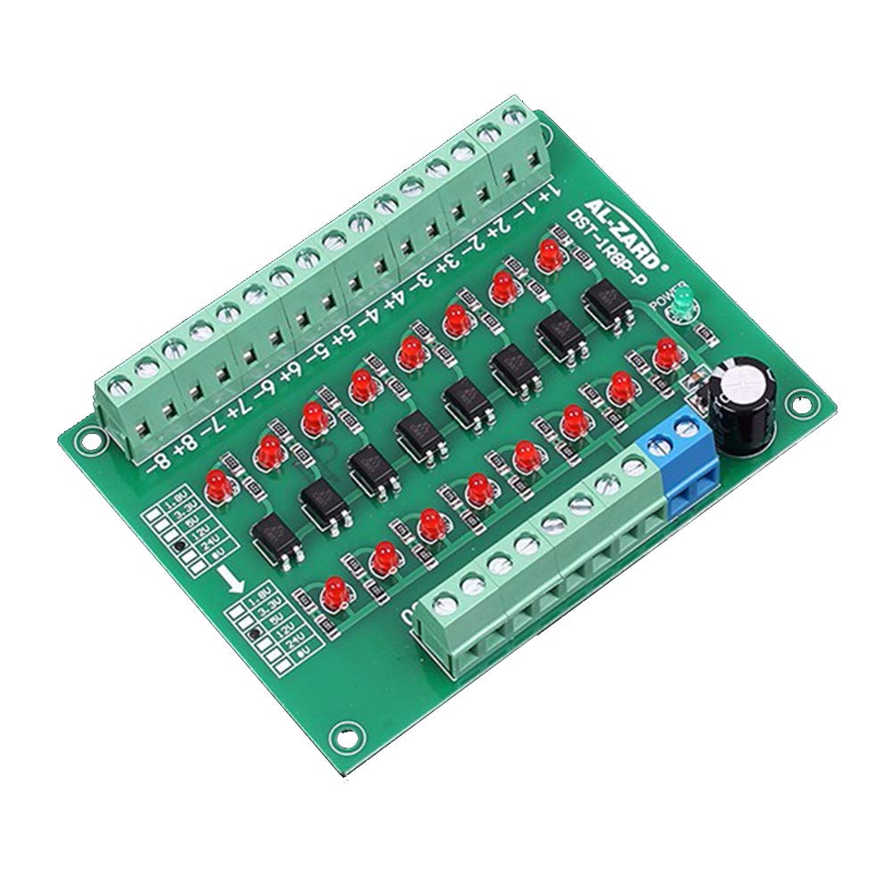 Icstation 8 Channel Voltage Level Translator PNP NPN PLC Signal ...