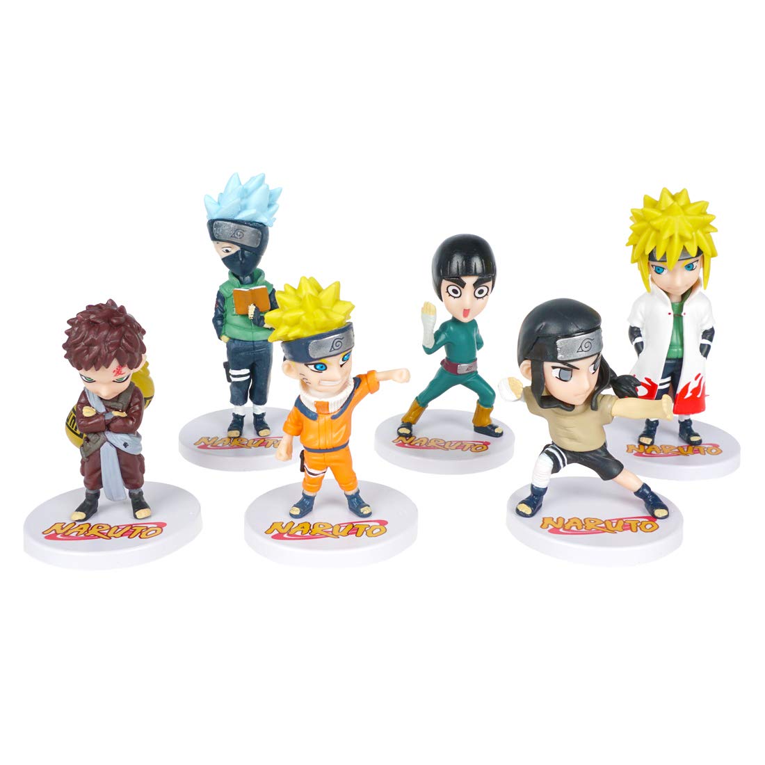 Coolchange Naruto Chibi Set With 6 Figures 10cm With Naruto ...