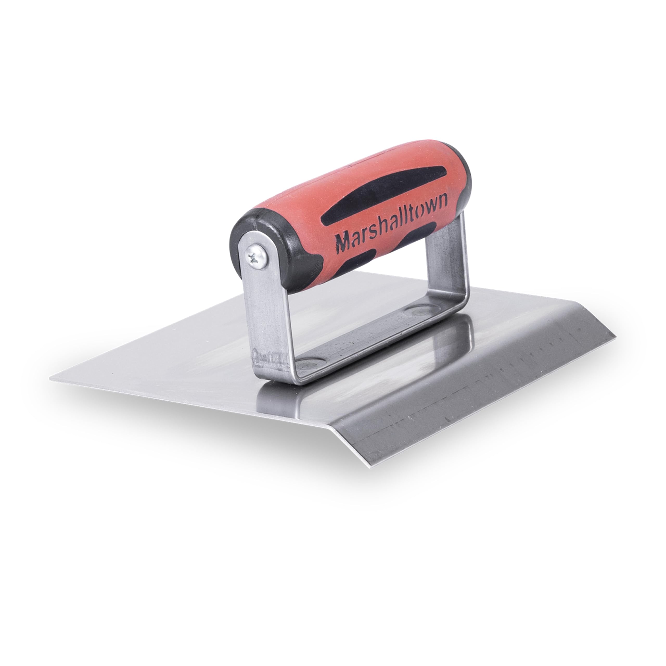 MARSHALLTOWN Chamfer Stainless Steel Hand Edger, 6x6 Inch Blade, Made ...